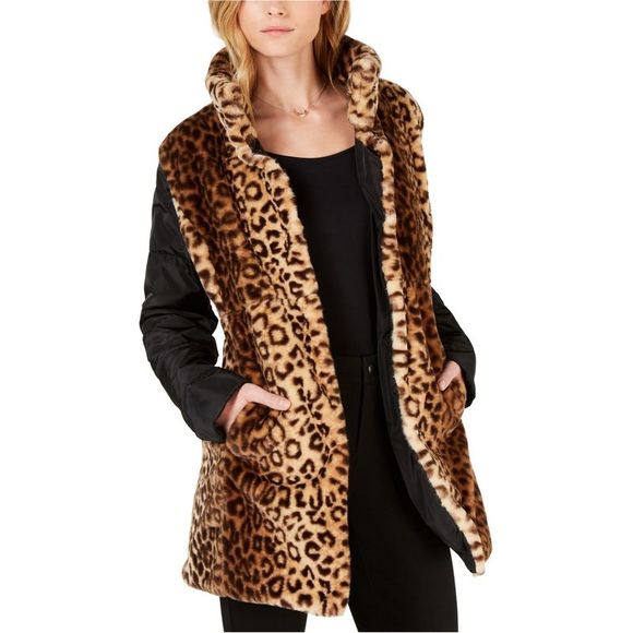 Maison Jules | Jackets & Coats | Maison Jules Womens Faux Fur ...